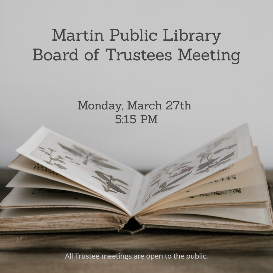 Calendar — Martin Public Library