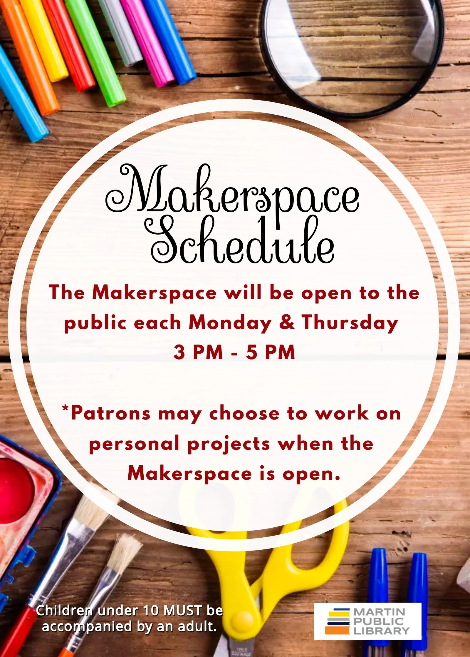 Open Makerspace — Martin Public Library