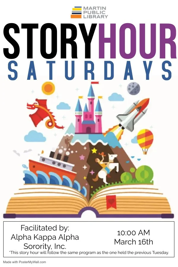 Calendar — Martin Public Library