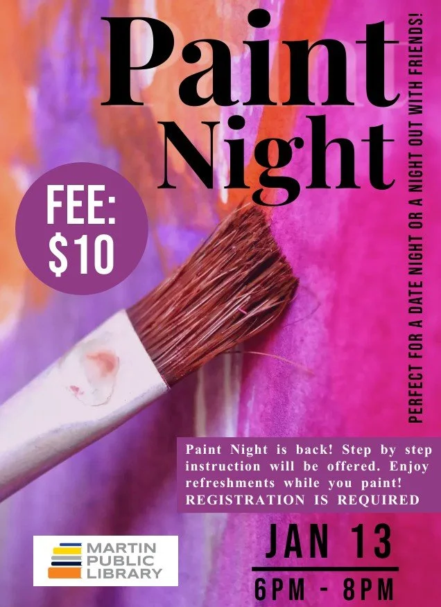 Paint Night — Martin Public Library