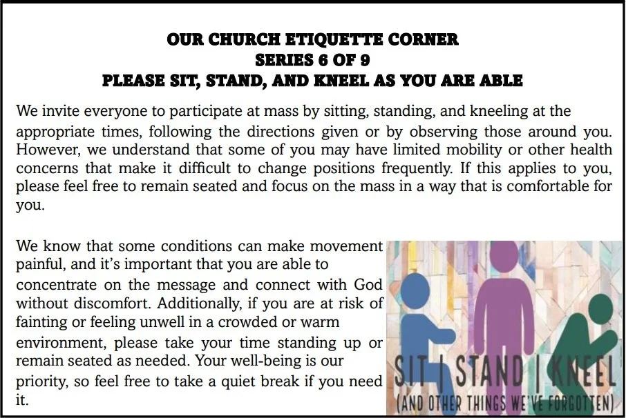 Pastor's Corner — Sacred Heart of Jesus