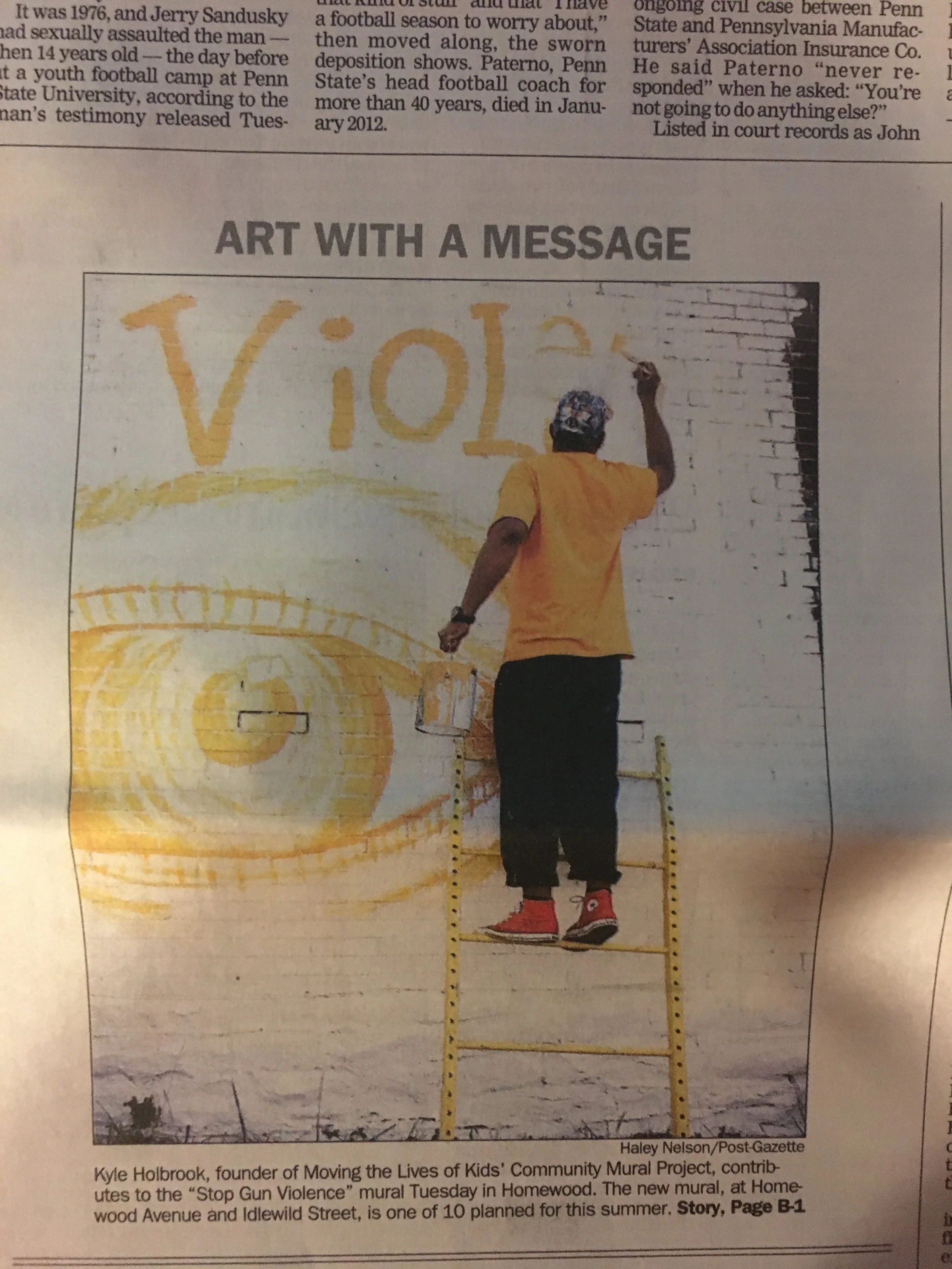 Pittsburgh PA — MLK Community Mural Project