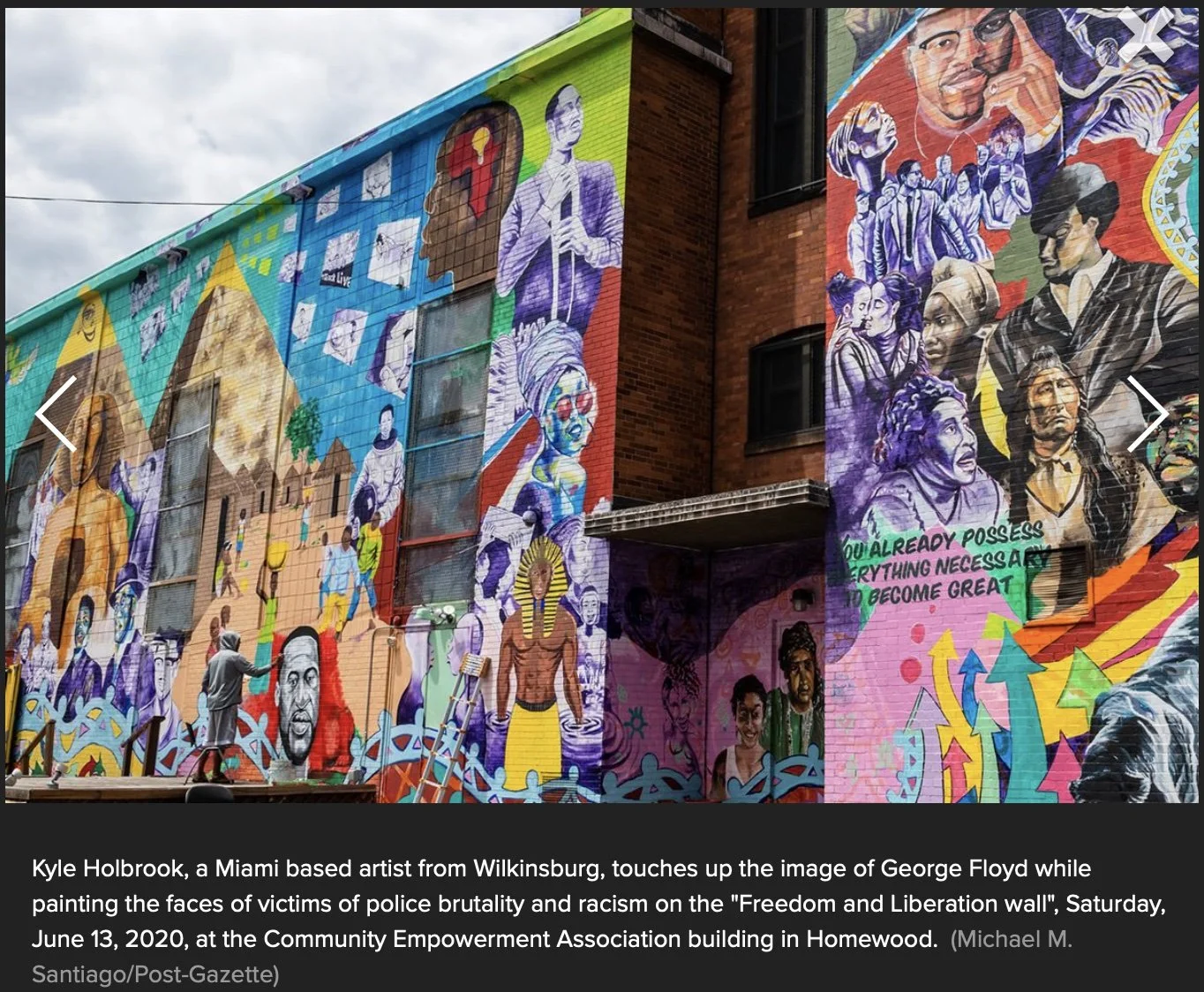 Pittsburgh PA — MLK Community Mural Project