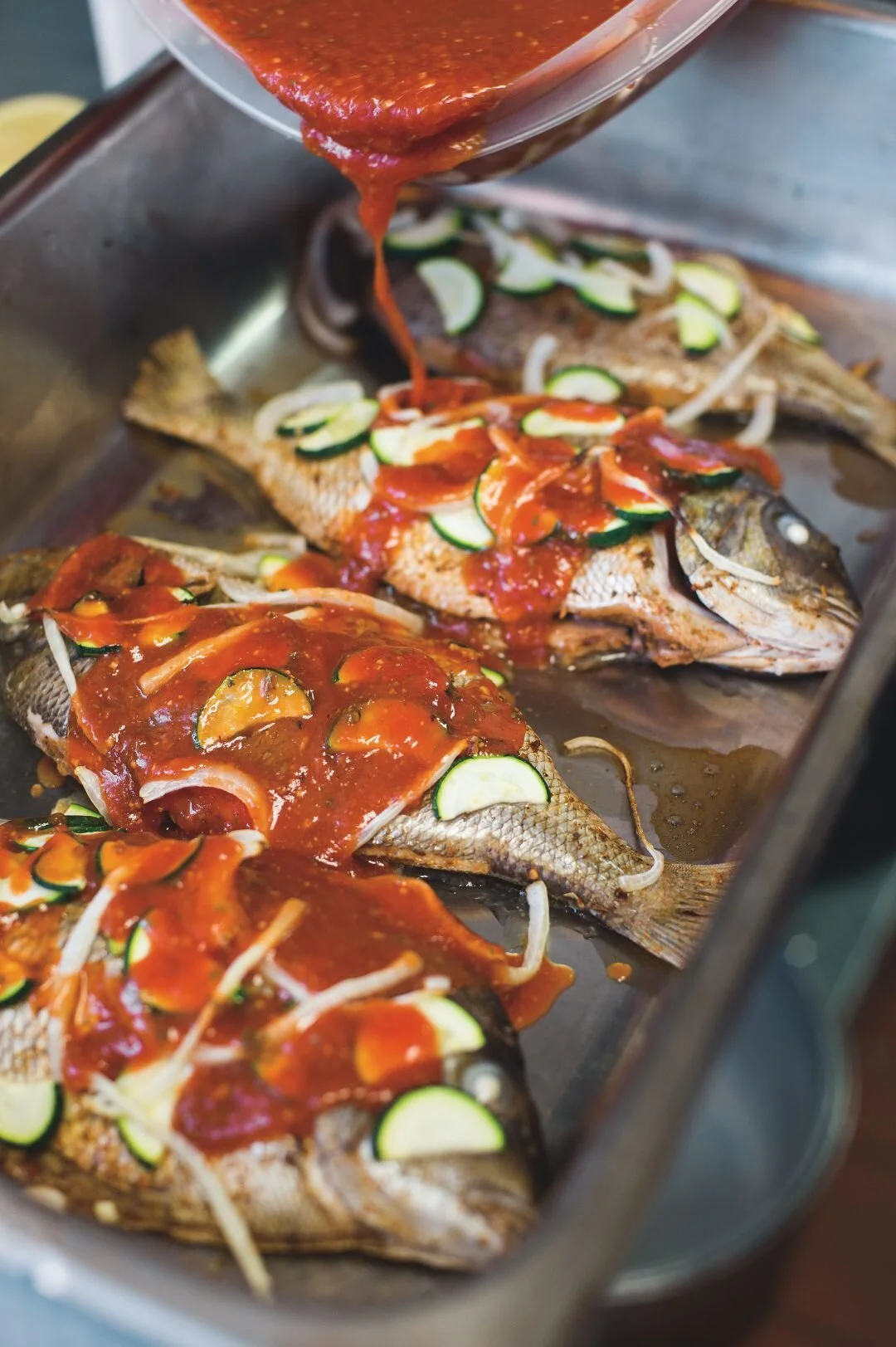 BAKED FISH WITH TOMATO SAUCE — Eating with the Ecosystem