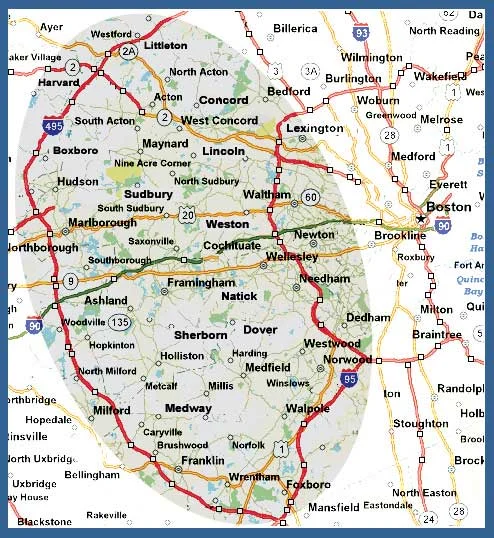 Other MA Towns Served — RadonGuys