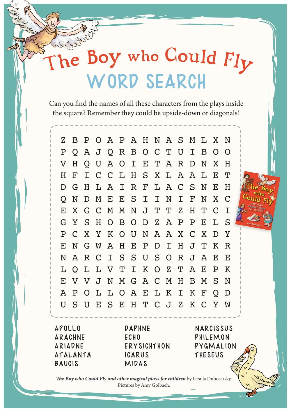 THE BOY WHO COULD FLY PUZZLES — Ursula Dubosarsky