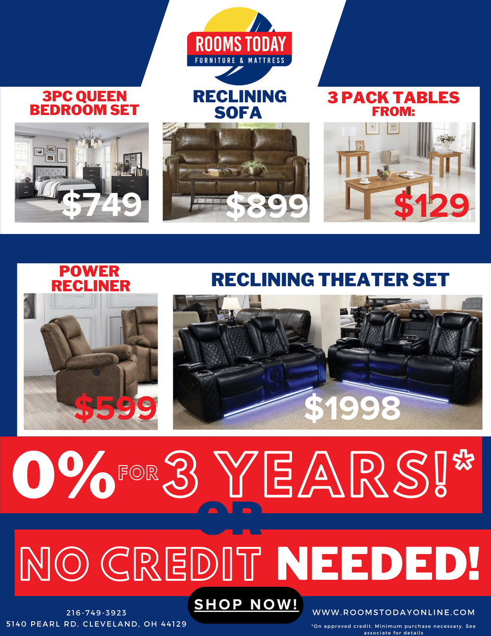 Rooms Today Furniture & Mattress