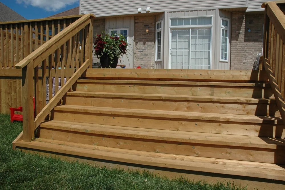 Wood Deck Pictures — Heritage Design - The Deck and Fence Store