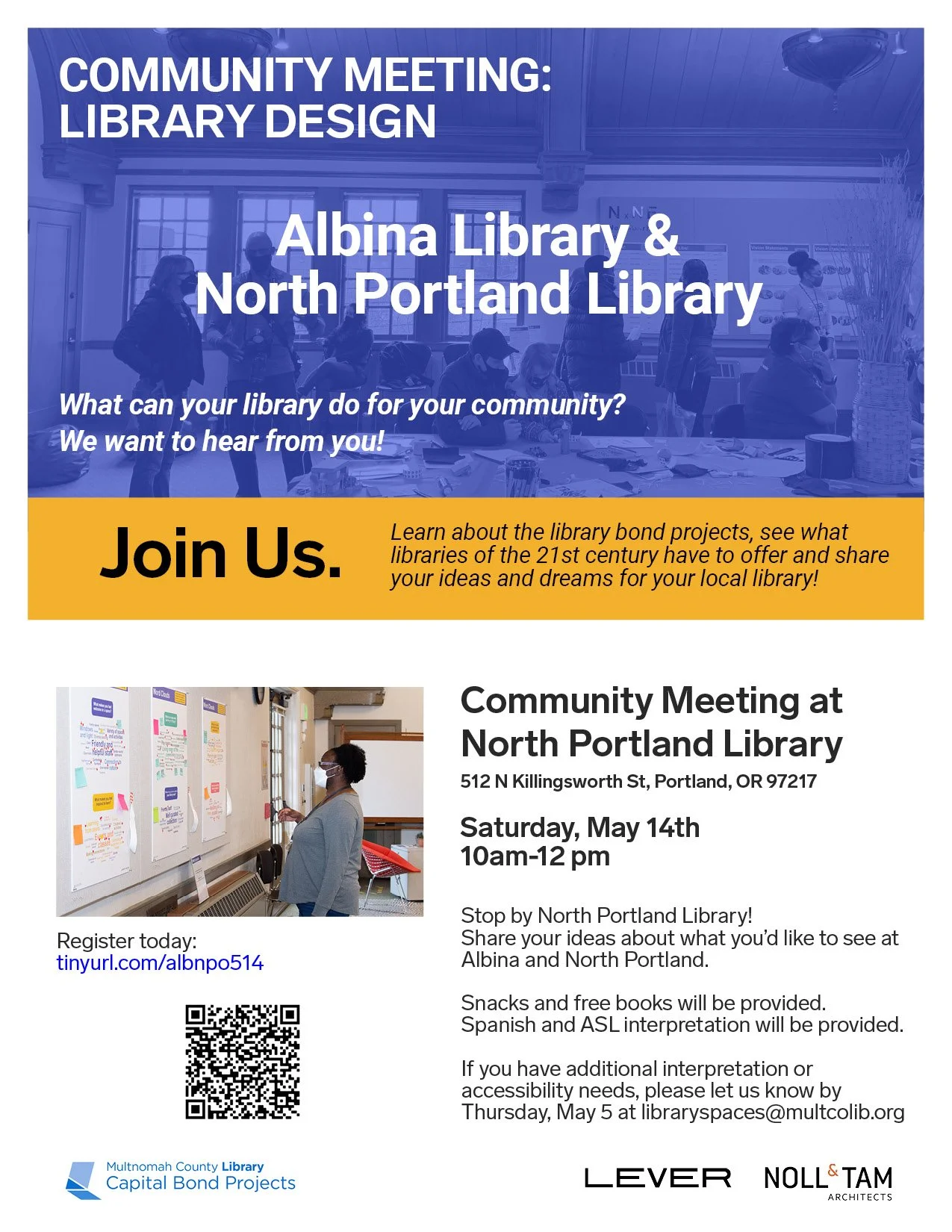 North Portland Library Remodel Community Engagement Event on Saturday ...