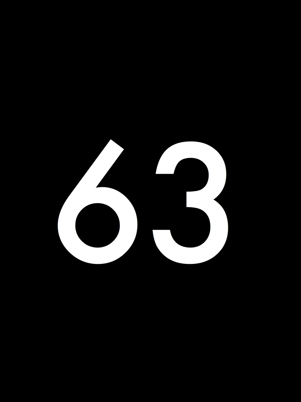 Number 63