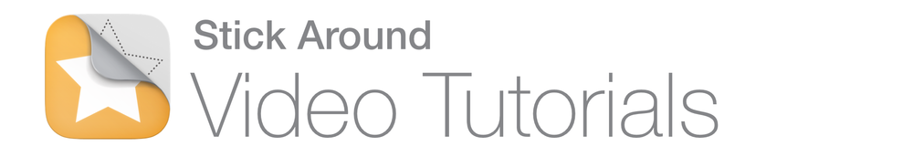 Stick Around Tutorials — Learning in Hand with Tony Vincent
