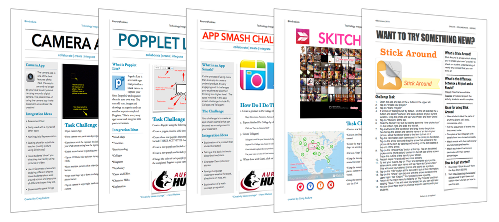 App Task Challenges for Teachers — Learning in Hand with Tony Vincent