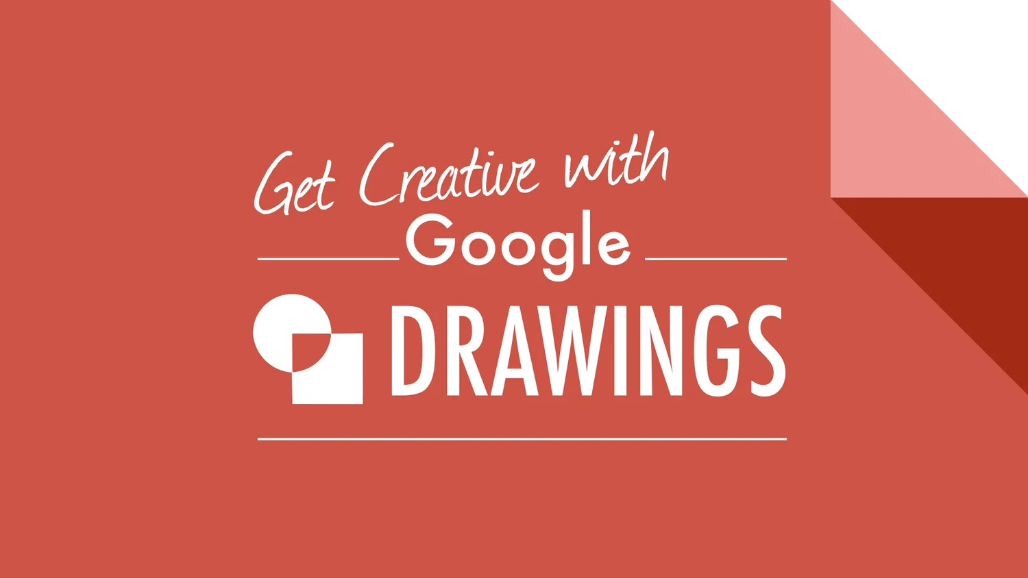 Get Creative with Google Drawings — Learning in Hand with Tony Vincent