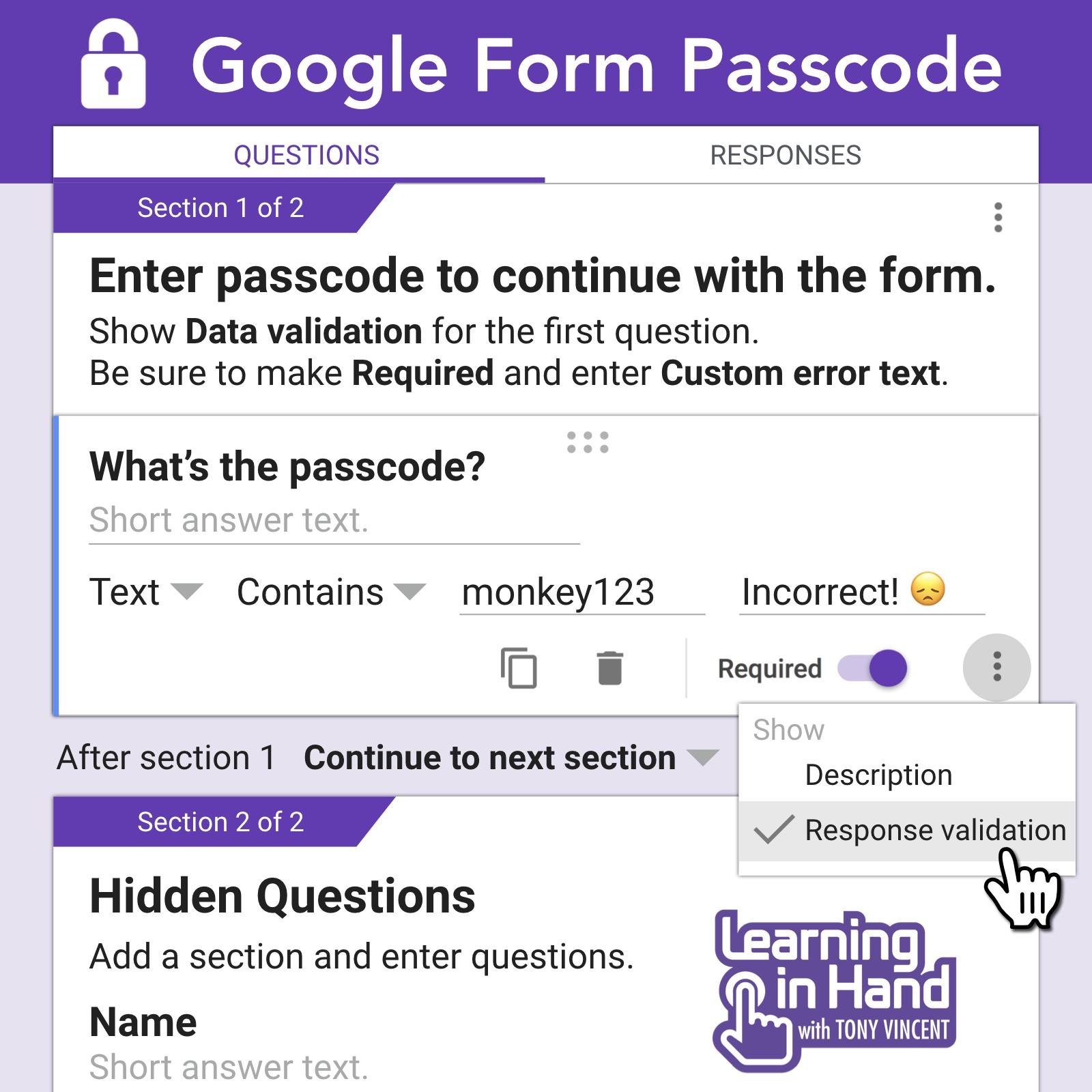 Google Forms Awesomeness — Learning in Hand with Tony Vincent