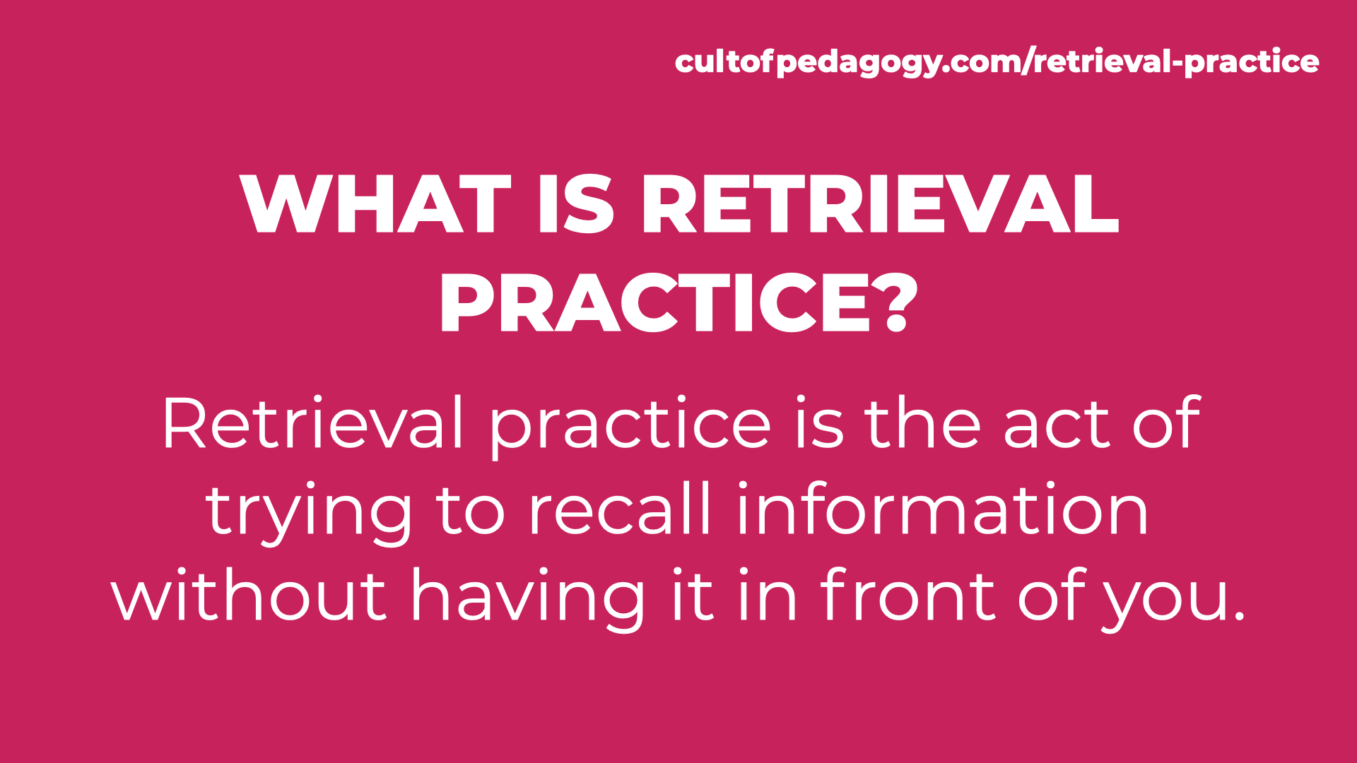 Sweet Lesson Closures — Learning in Hand with Tony Vincent