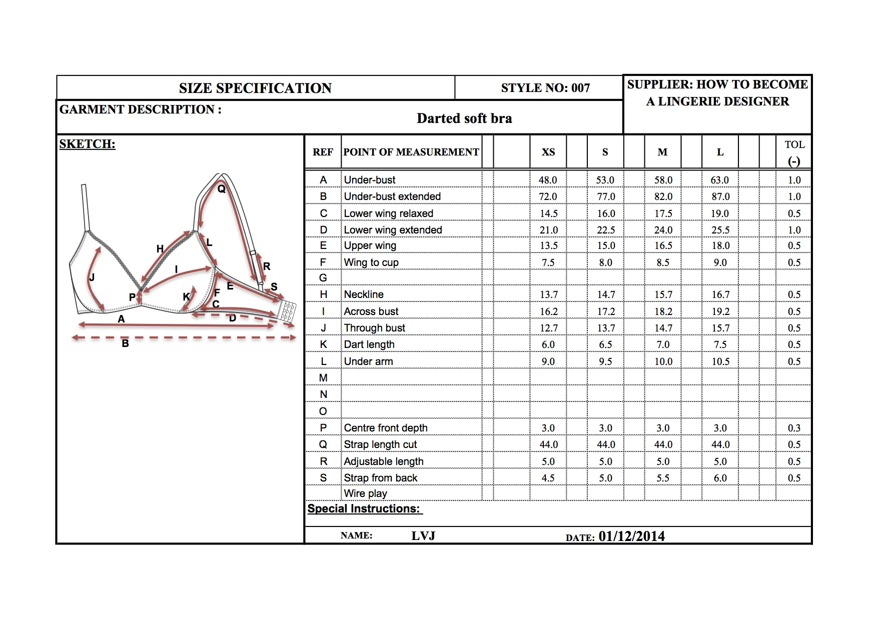 Key Points To Put On A Spec Sheet Van Jonsson Design