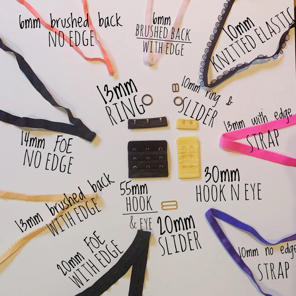 Components to make a bra — Van Jonsson Design