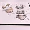 Adding colour into lingerie sketches — Van Jonsson Design