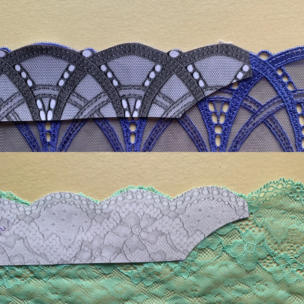 Three ways to make a lace pattern for a top cup — Van Jonsson Design