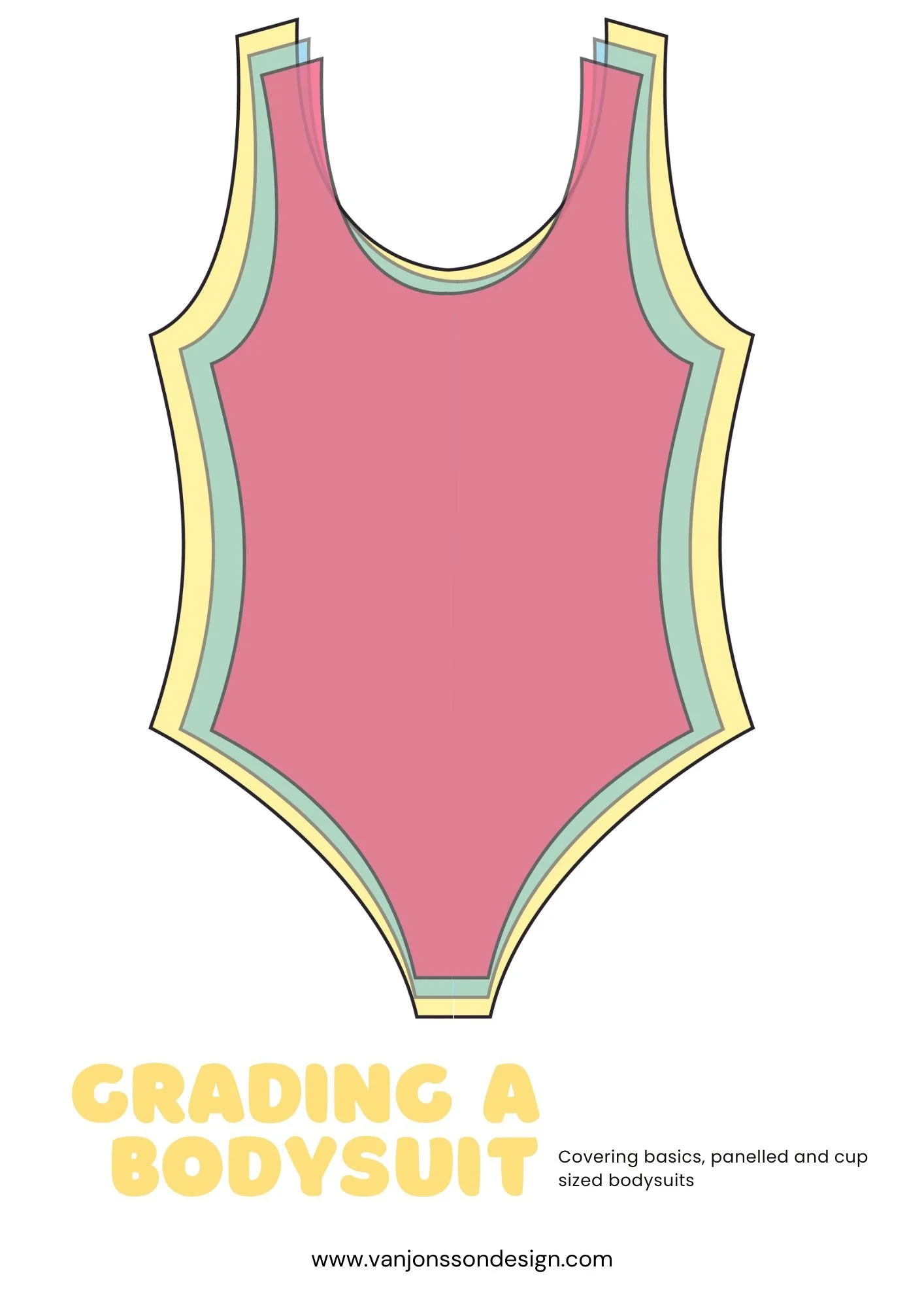 New one-to-one: Grading a bodysuit — Van Jonsson Design