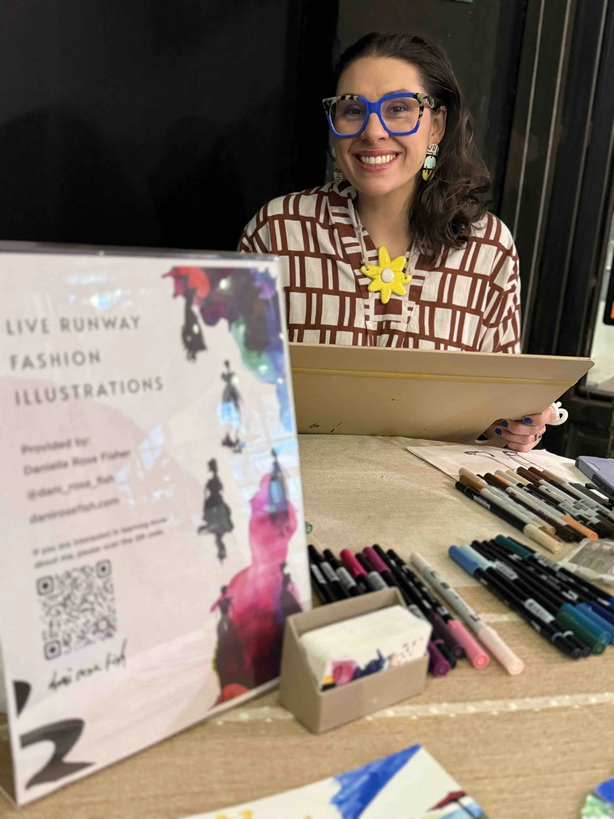 Capturing Brooklyn Style: Live Runway Drawing Event