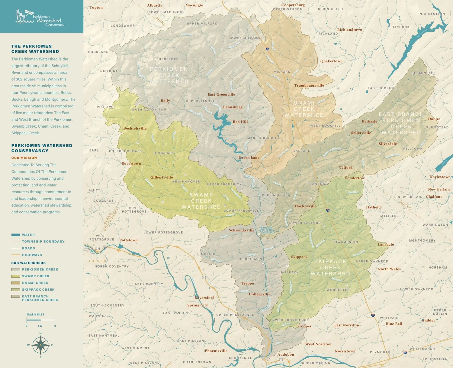 Watershed Map — Perkiomen Watershed Conservancy