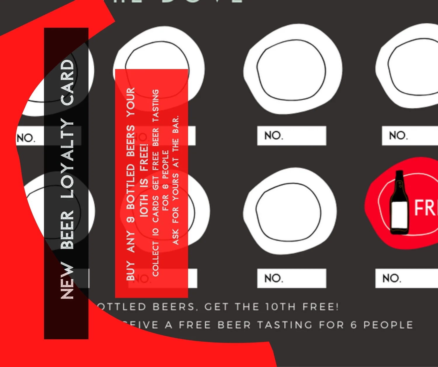 Now available. Our new Beer Loyalty card, pick your up at the bar ...