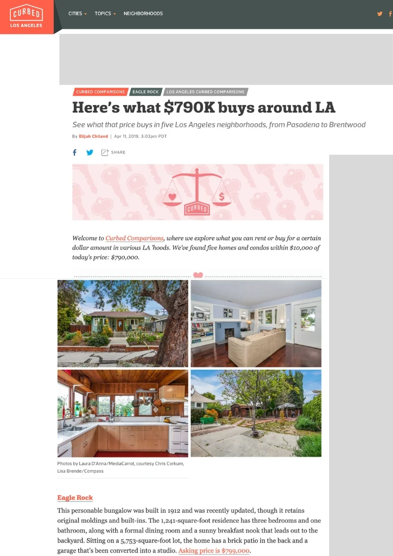 Our Photos are on Curbed LA! — MediaCarrot Photography