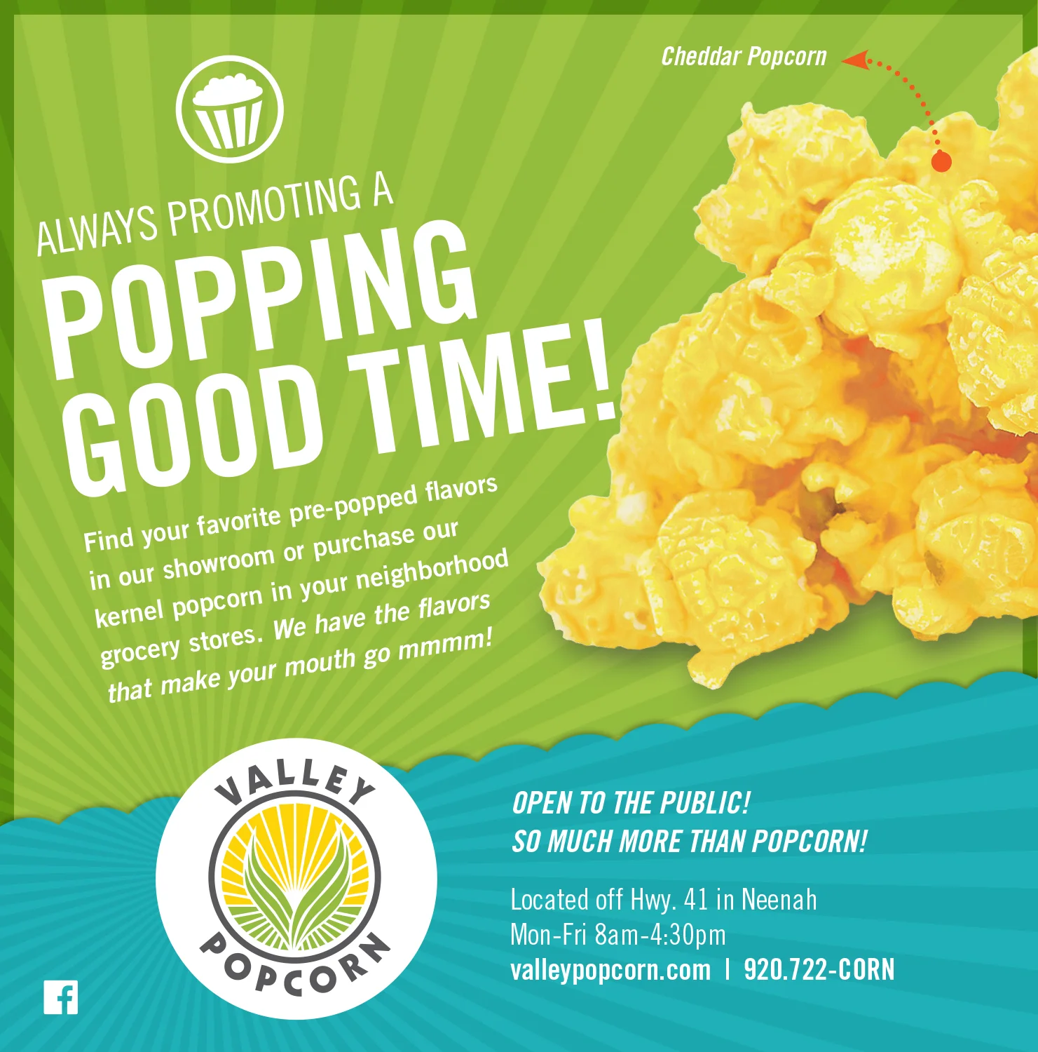 Valley Popcorn Ad Campaign — RILEY BRIGGS: design + photography
