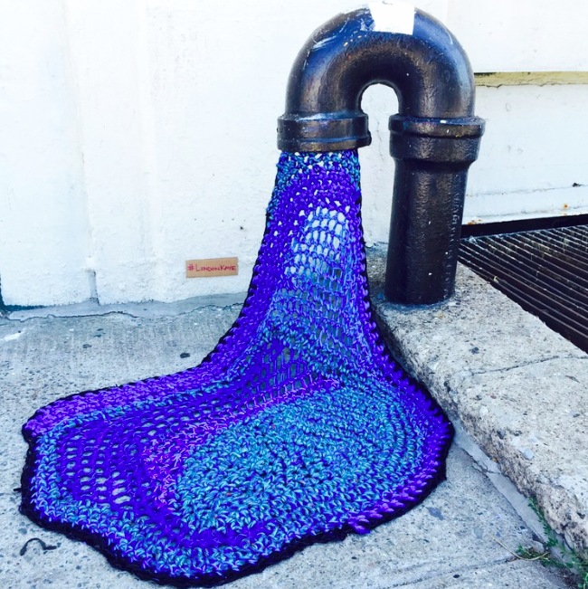 MEET THE ARTIST YARN BOMBING NEW YORK & REINVENTING STREET ART | WNW ...