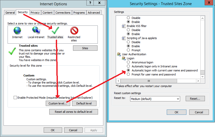 Enabling Windows Authentication in Chrome — Robert Kaucher