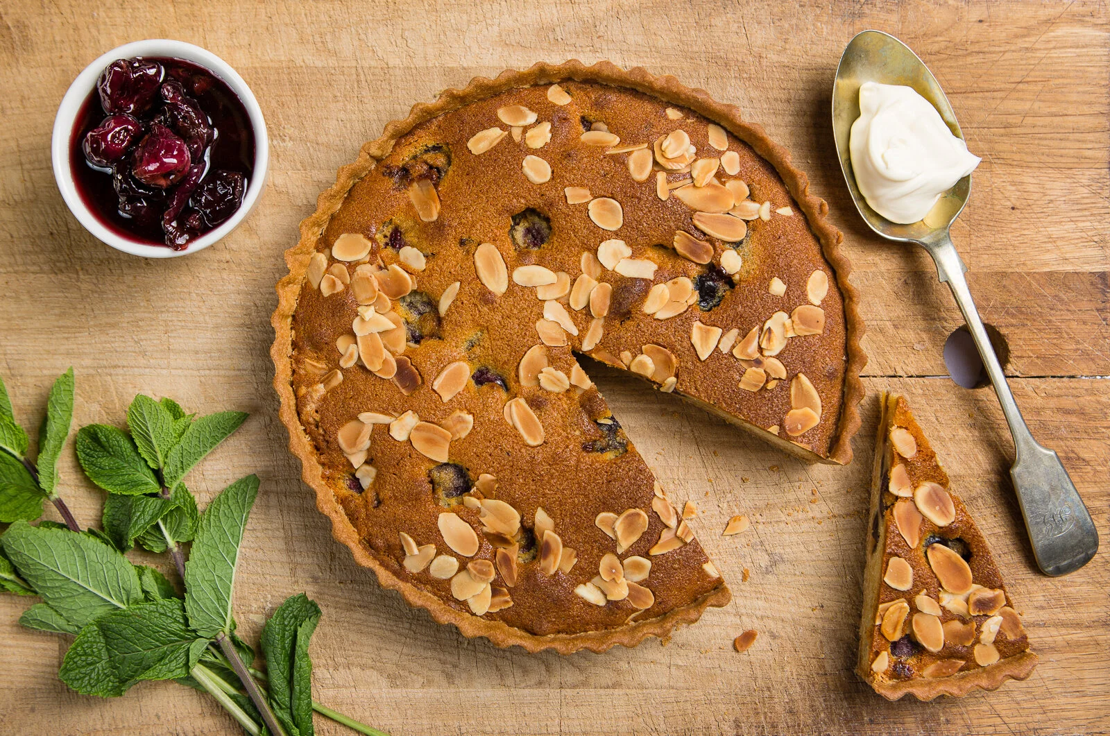 NEIL'S RECIPES: CHERRY FRANGIPANE TART — Cafe St Honore