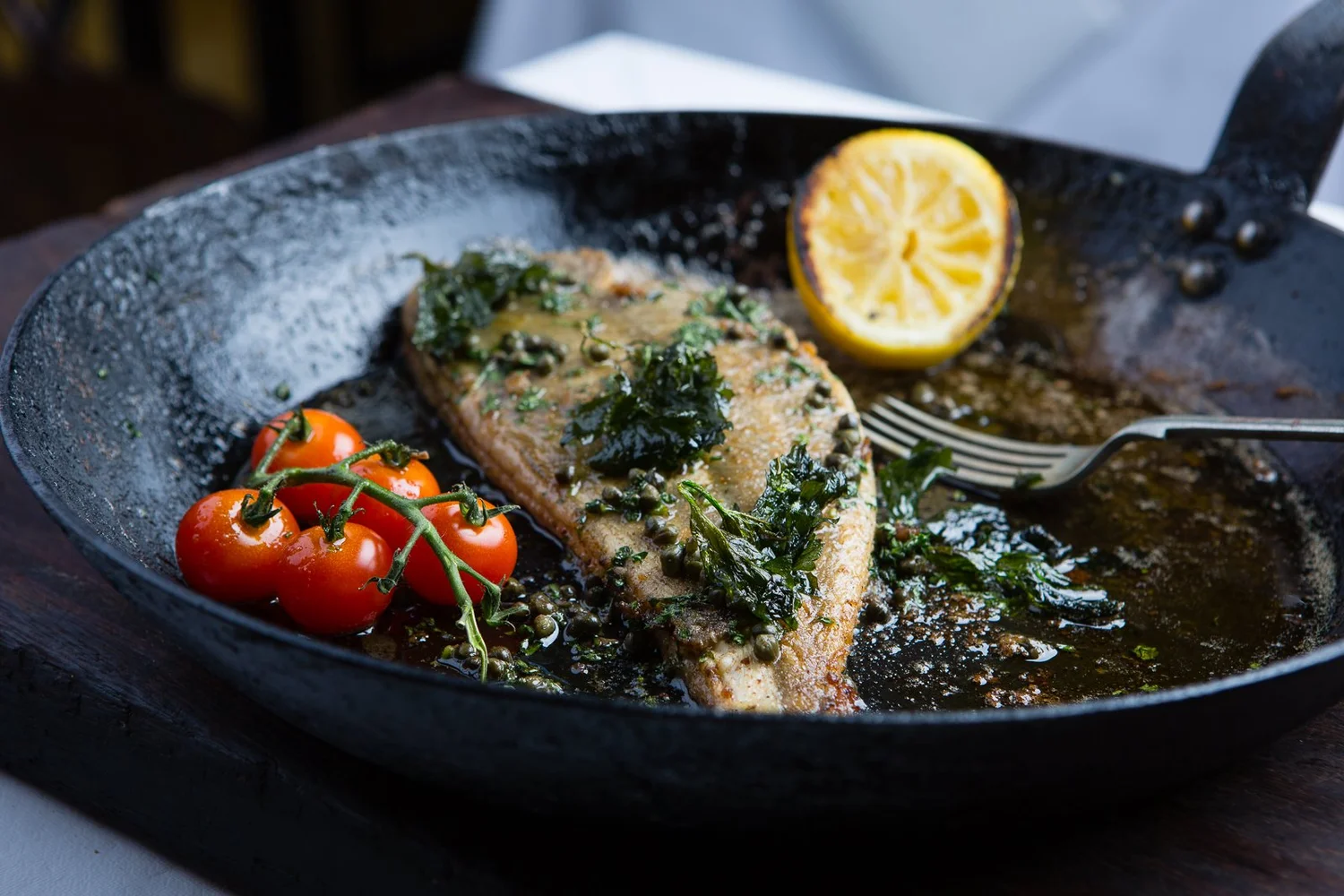 NEIL'S RECIPES: WHOLE PLAICE WITH CAPERS, LEMON AND PARSLEY — Cafe St ...