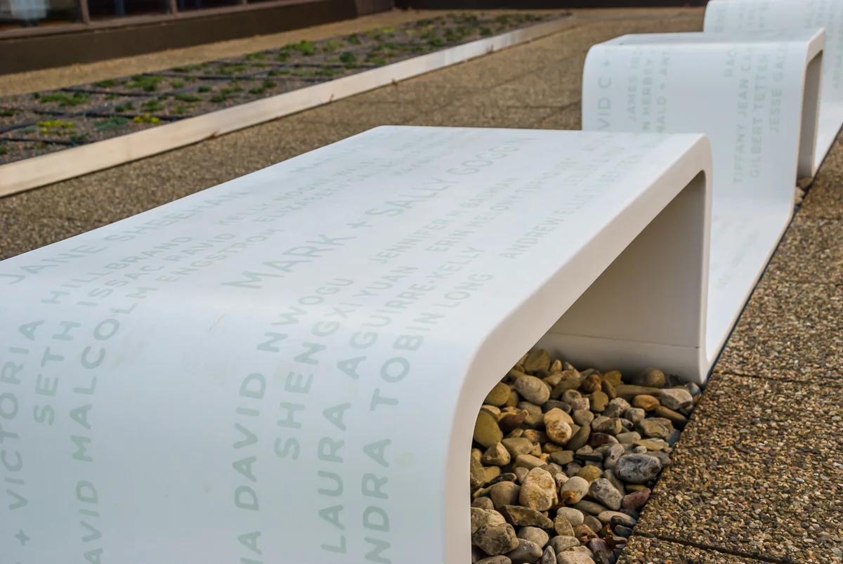 Senior Spot Bench — Sterling Surfaces | Solid Surface thermoforming and fabrication