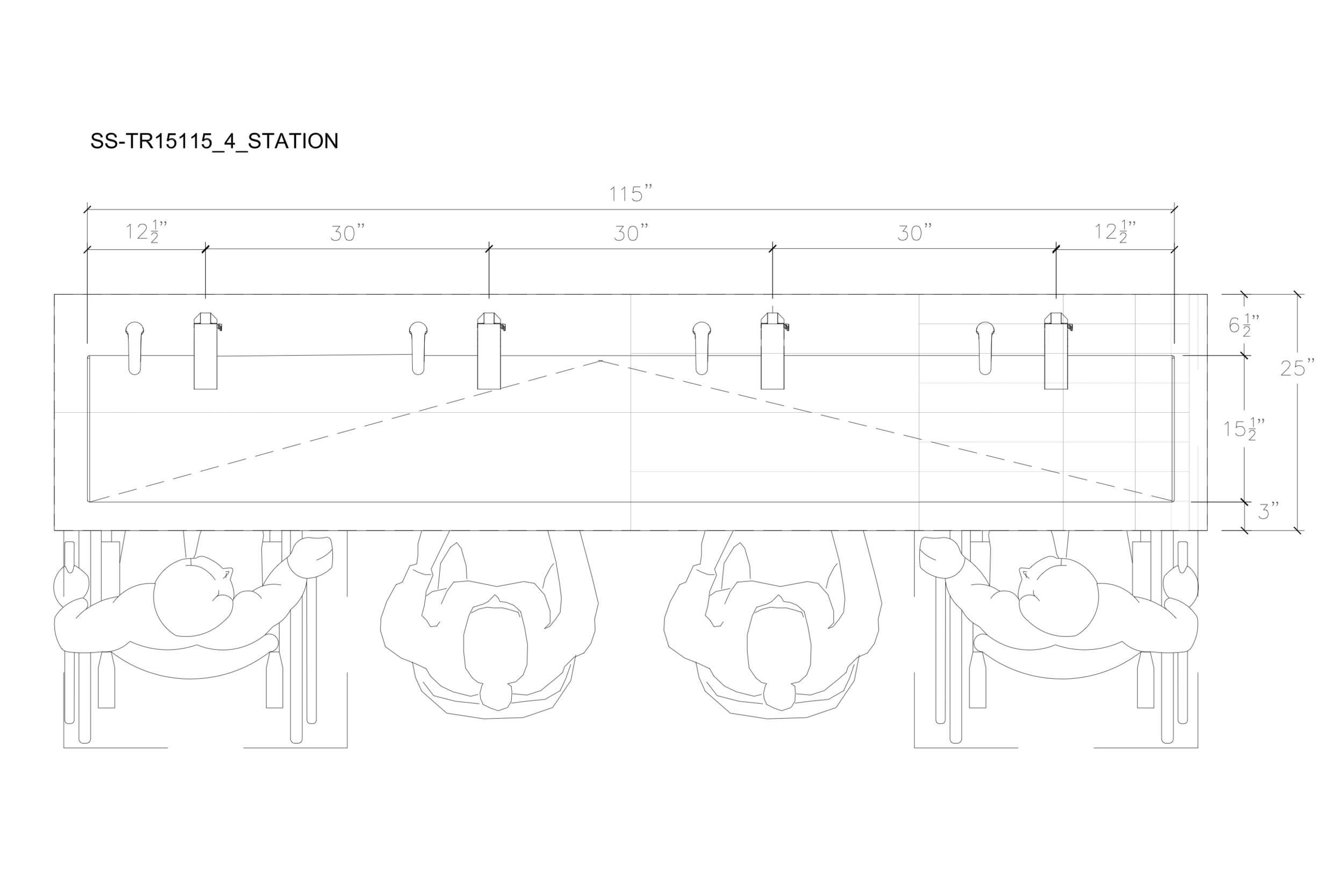 Solid Surface Trough Sink — Sterling Surfaces | Solid Surface ...
