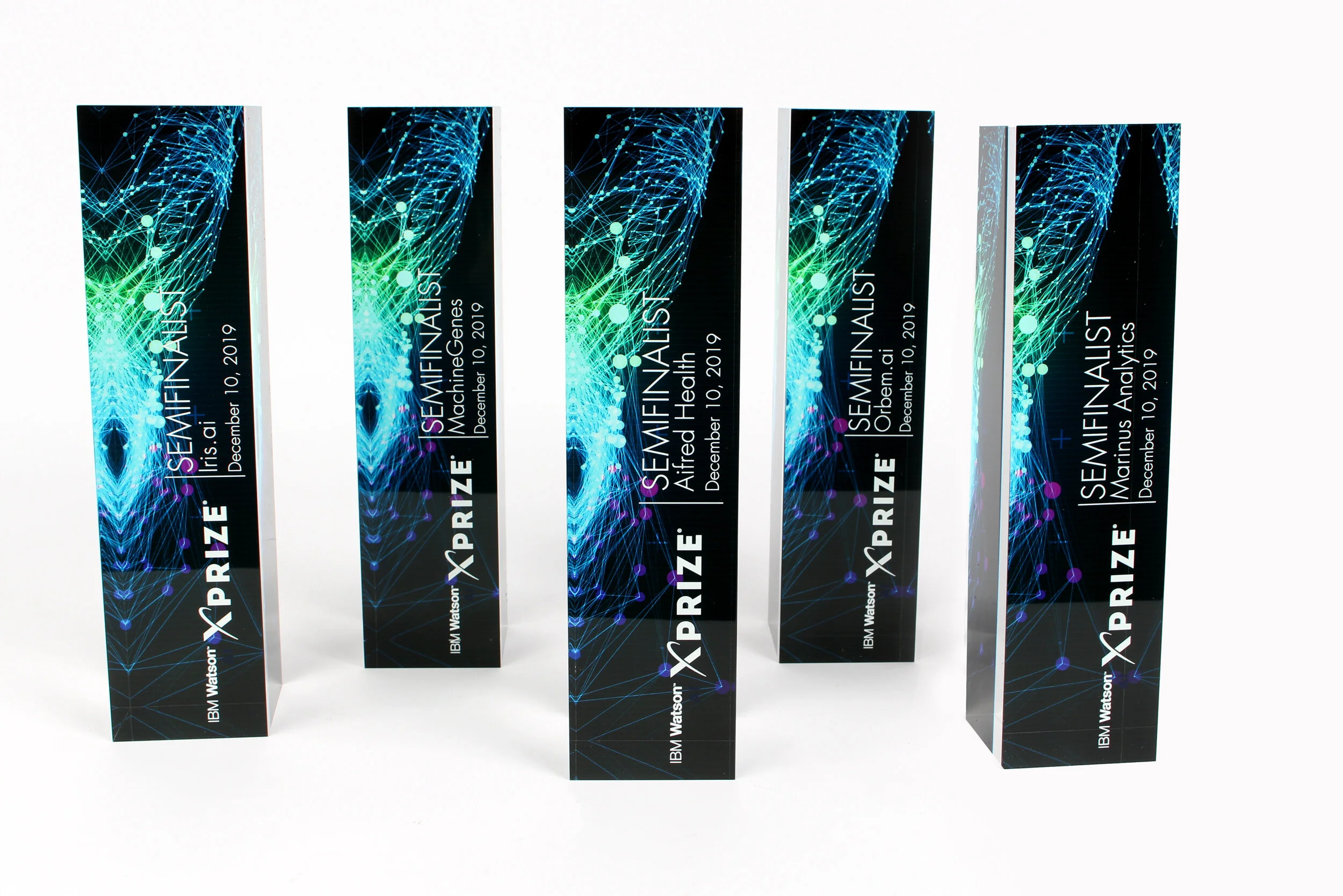 modern acrylic awards — andrew watson design