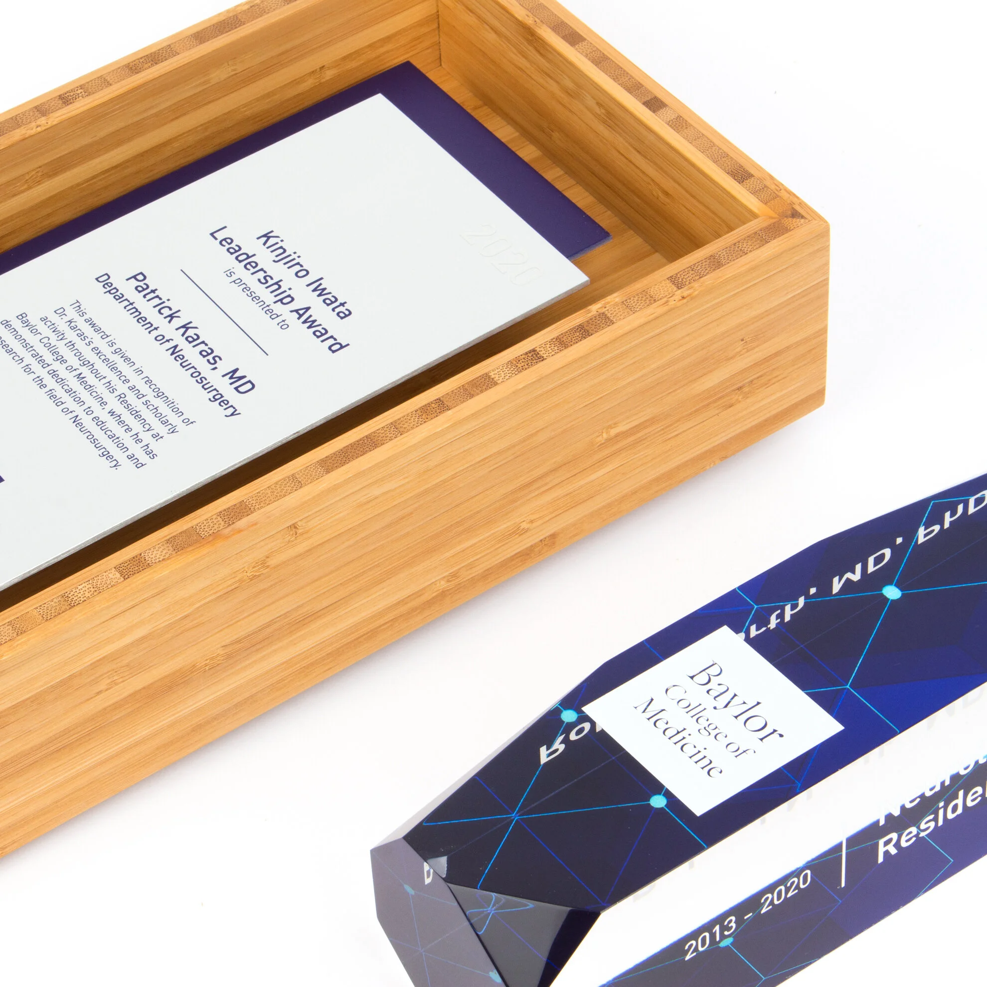 modern shadow box plaque — andrew watson design