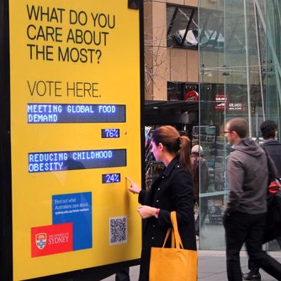 Interactive Visual Display, Sydney — Trending City