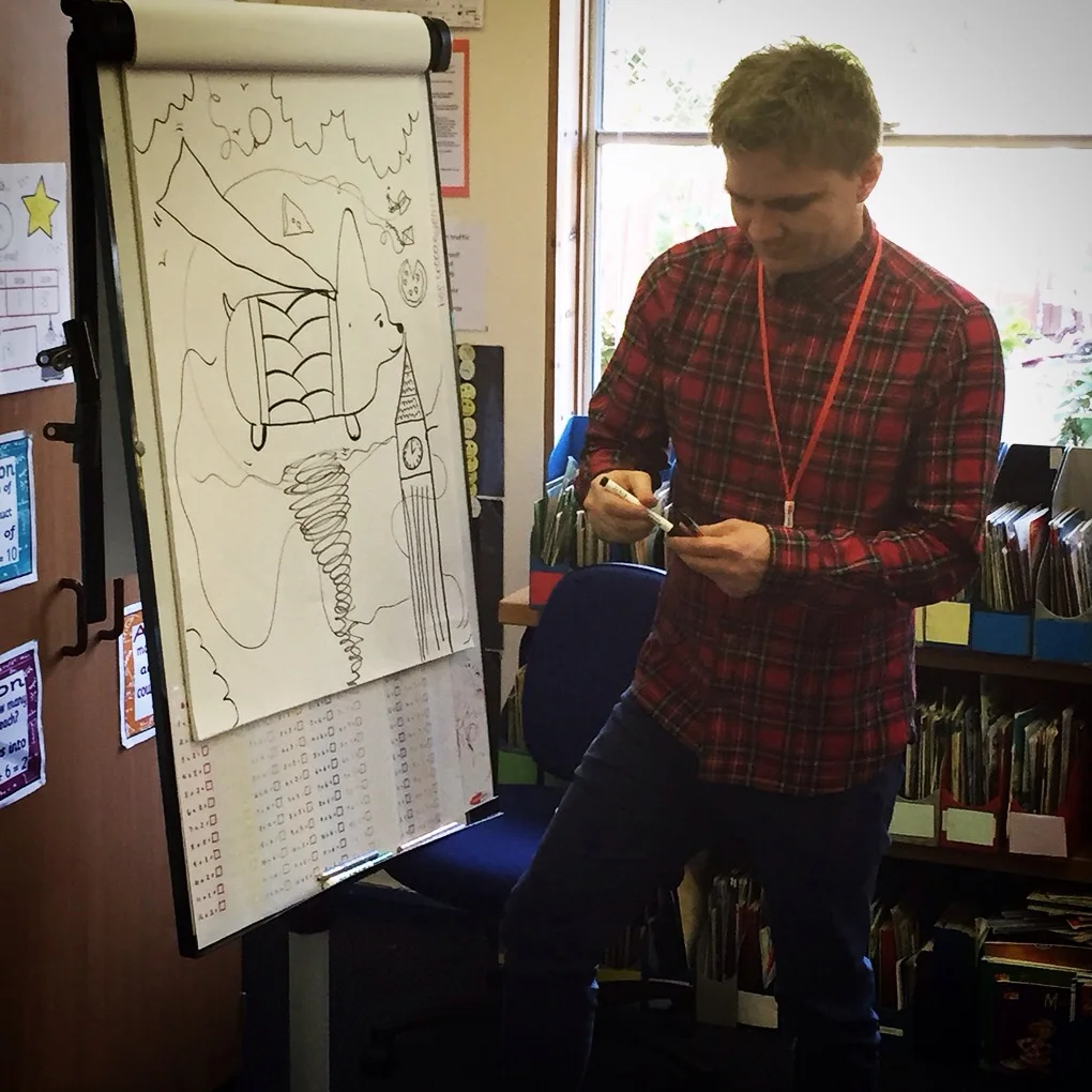 A Special Visit to Picture Book Winners at Harby Primary — Steve Antony