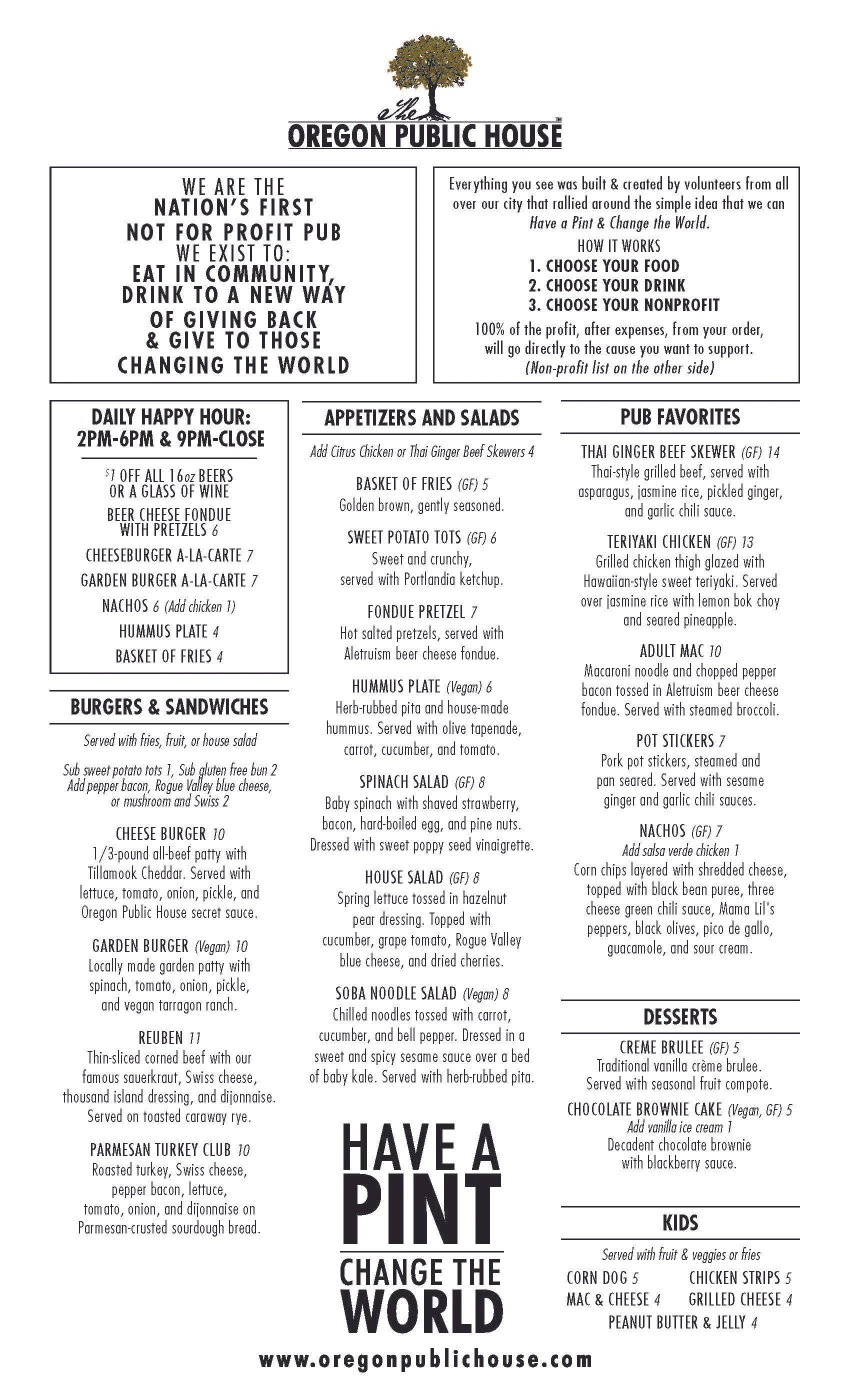 Oregon Public House — Ideate & Create