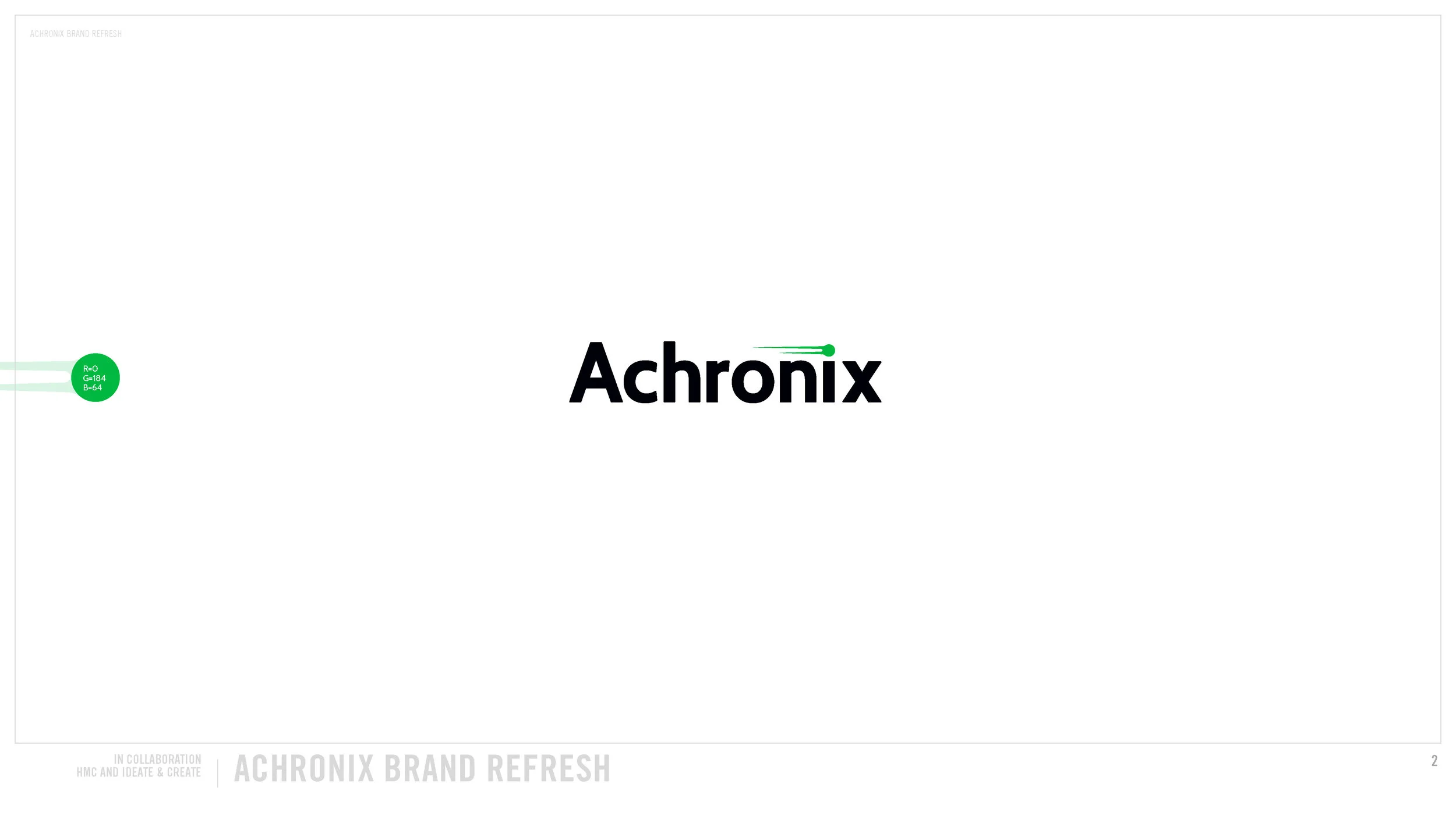 Achronix Logo Design Process — Ideate & Create