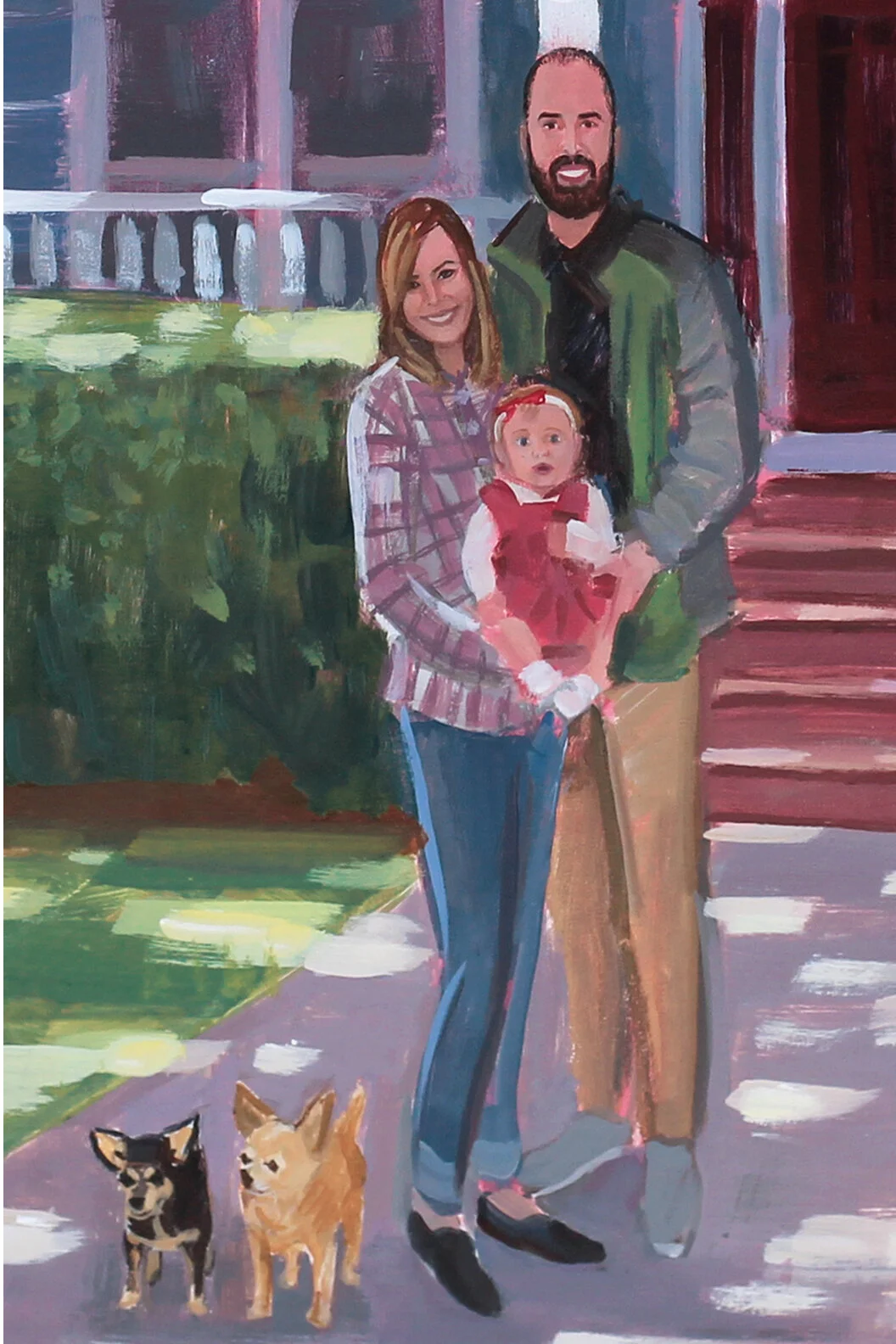 Family Portrait | Painting from Photos | Ben Keys Fine Art Studio