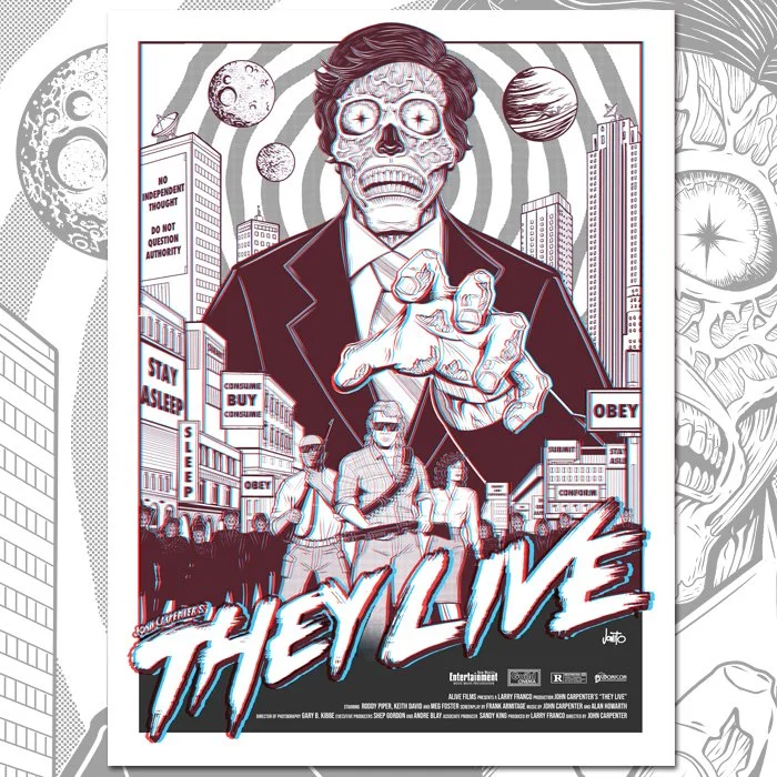 They Live Movie Art