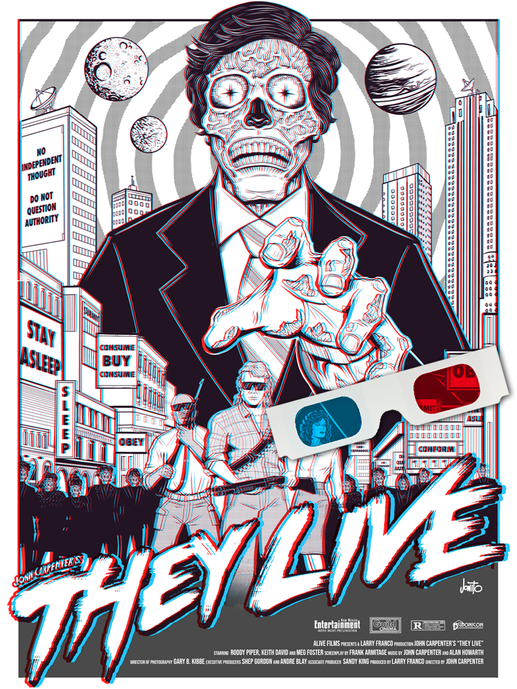They Live Movie Art