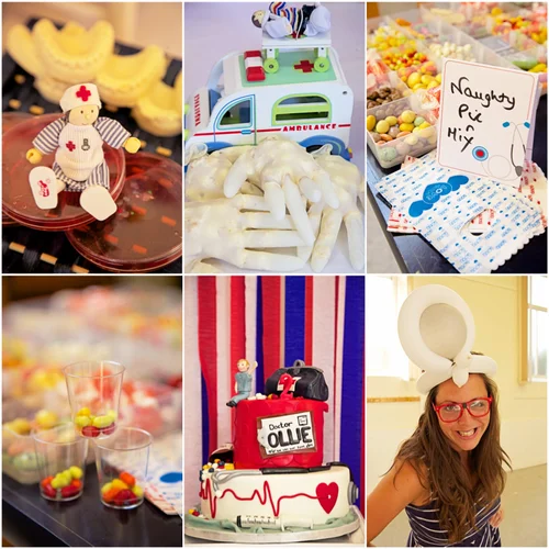 Doctor Party • Ollie's 2nd Birthday • Medical Party • Photo Backdrops ...