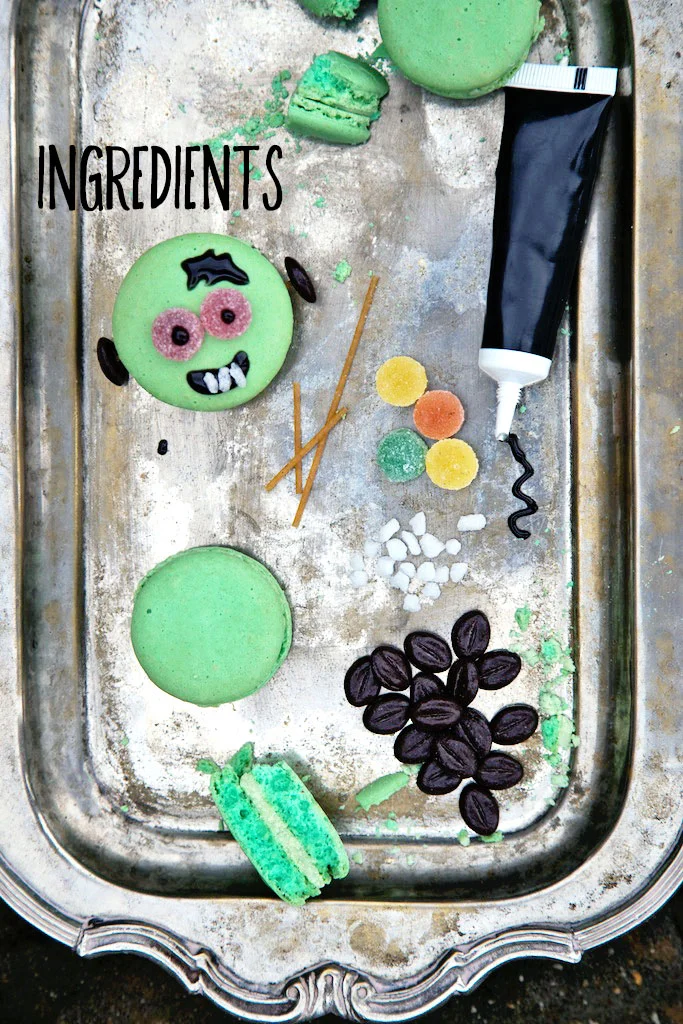 Halloween Food - Zombie Macarons • Photo Backdrops UK from Capture by Lucy