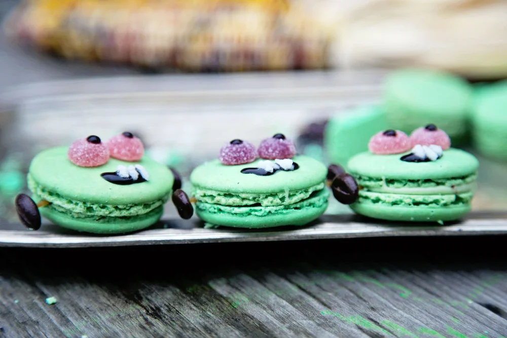 Halloween Food - Zombie Macarons • Photo Backdrops UK from Capture by Lucy