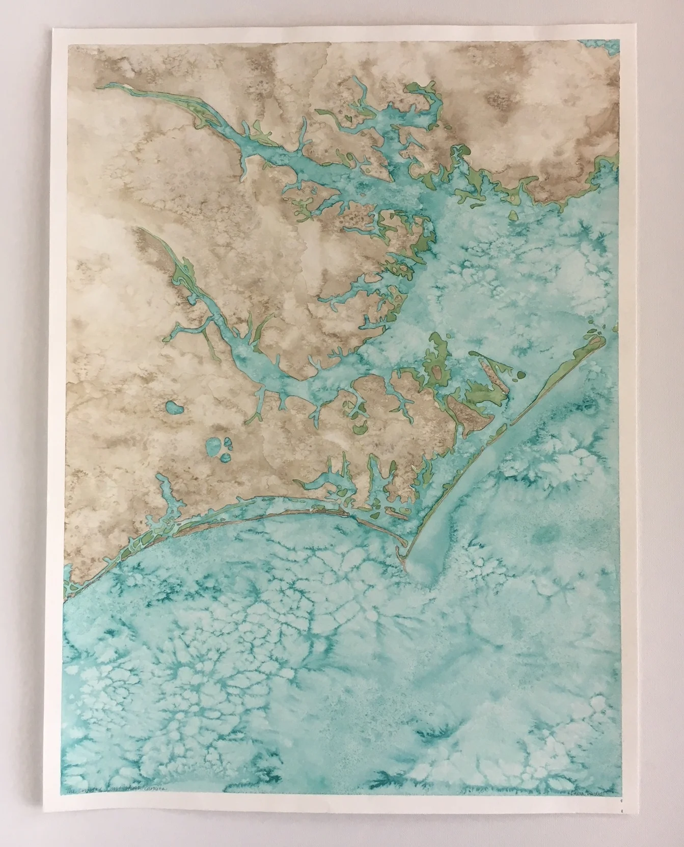 Watercolor Map