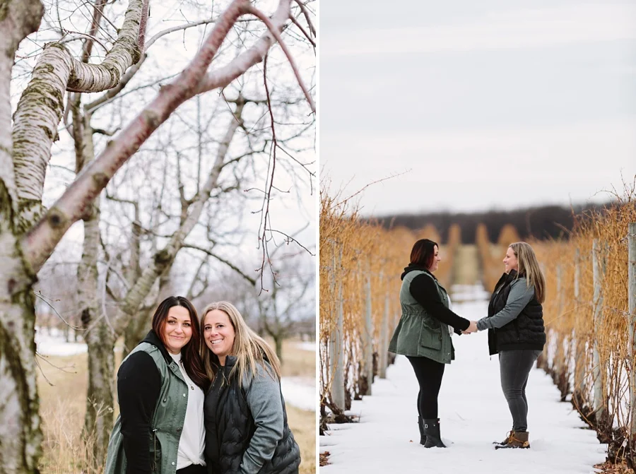 STEFANIE & JESSICA // TRAVERSE CITY ENGAGEMENT PHOTOGRAPHY // OLD ...