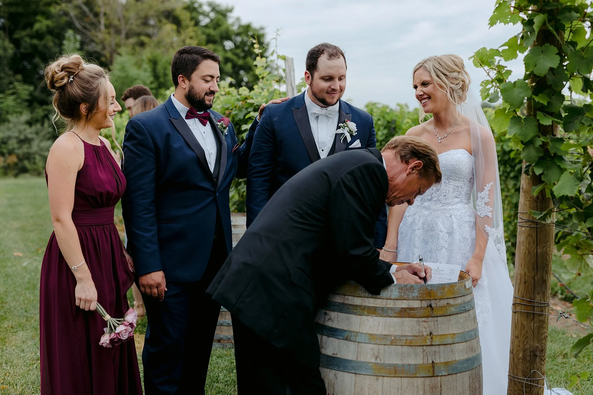 CASSIDY + DYLAN // A SMALL SUMMER WEDDING AT BRENGMAN BROTHERS WINERY ...